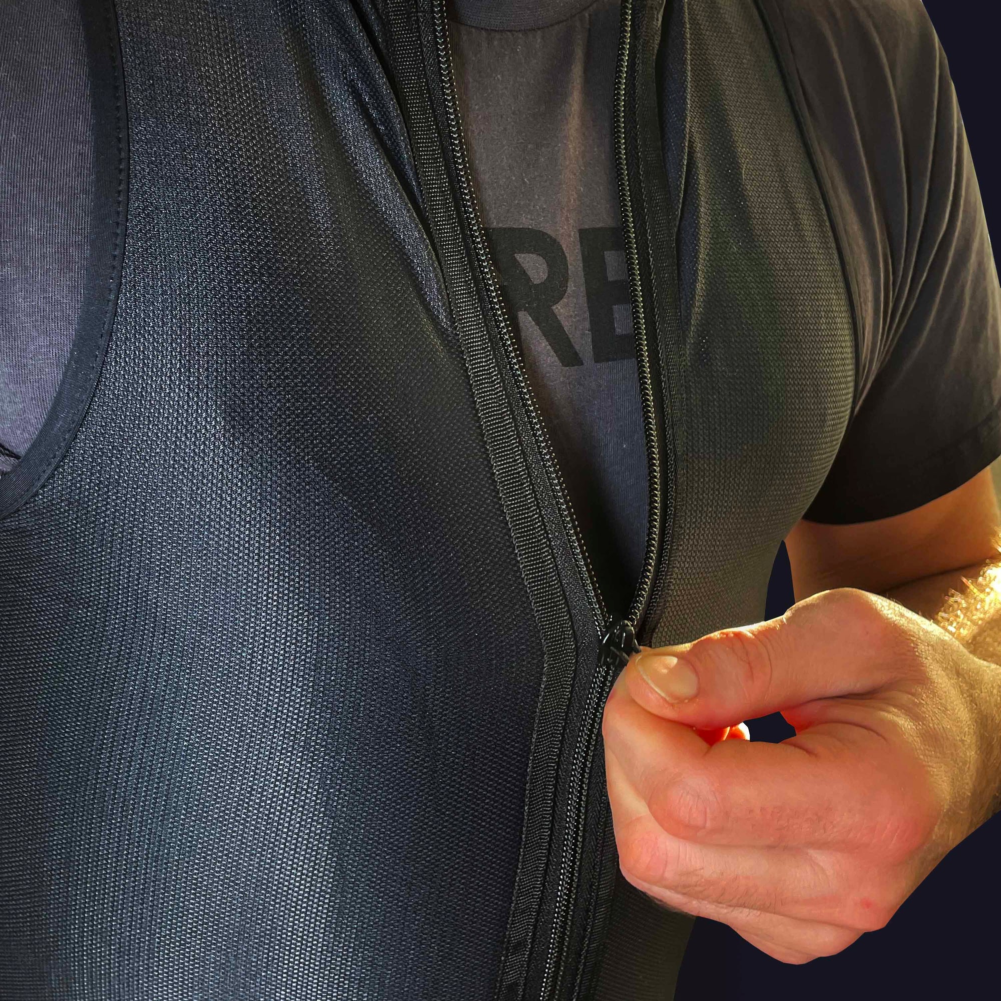 Flexi Back Protector Vest Zip - Back Protector - SHRED.